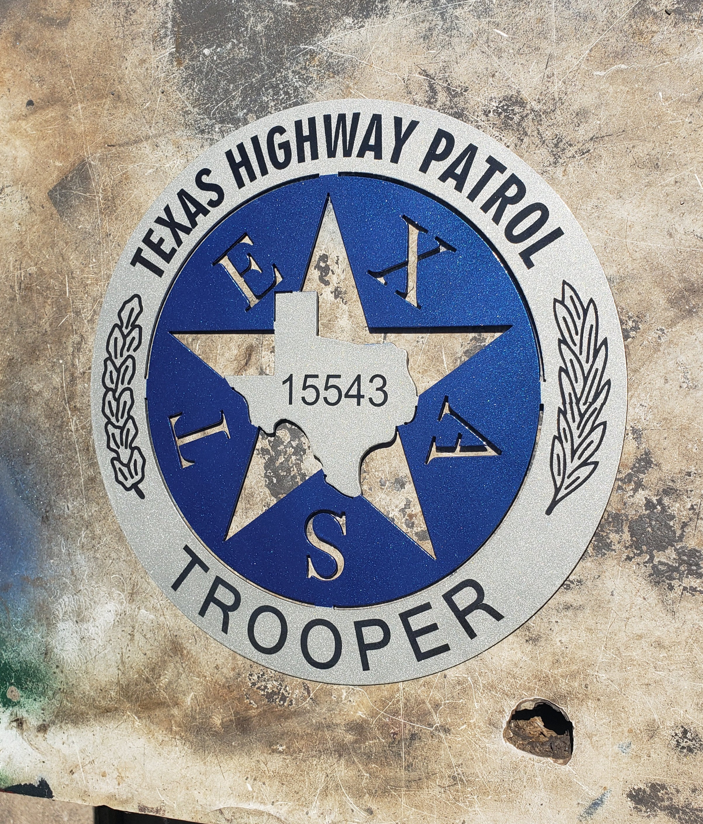 Texas DPS Trooper Badge | Kluge Kustom Designs